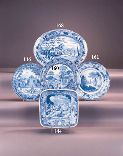 A Mason's pottery blue and white plate | Christie's
