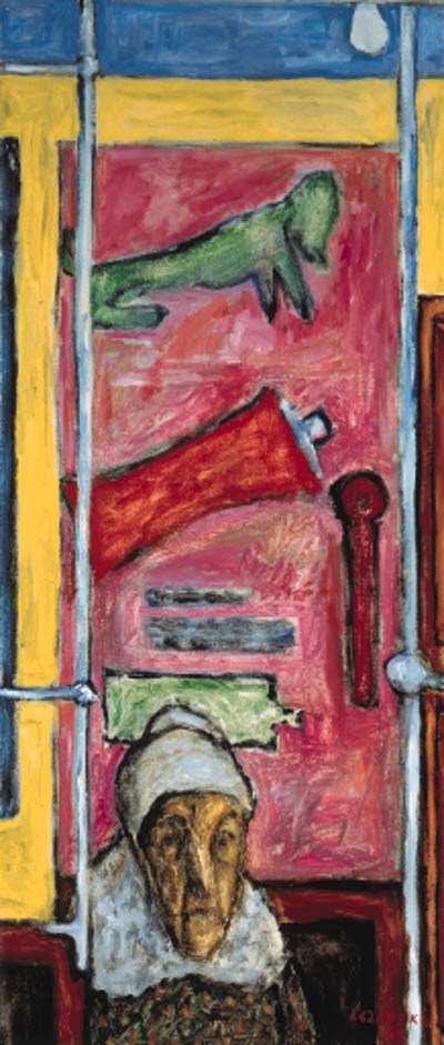 Joseph Czapski (1896-1993) , Vieille dame dans le train | Christie's