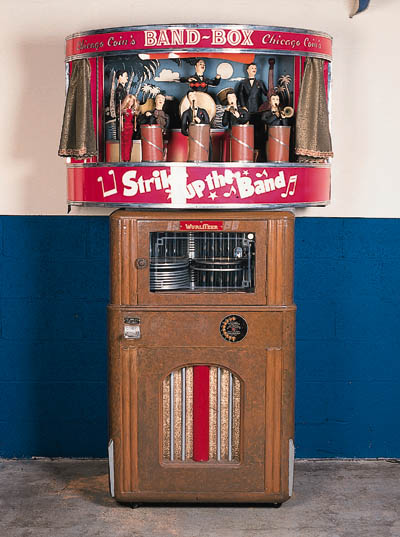 Wurlitzer 'Simplex Multi-Selector' Juke box - an early wooden cased ...