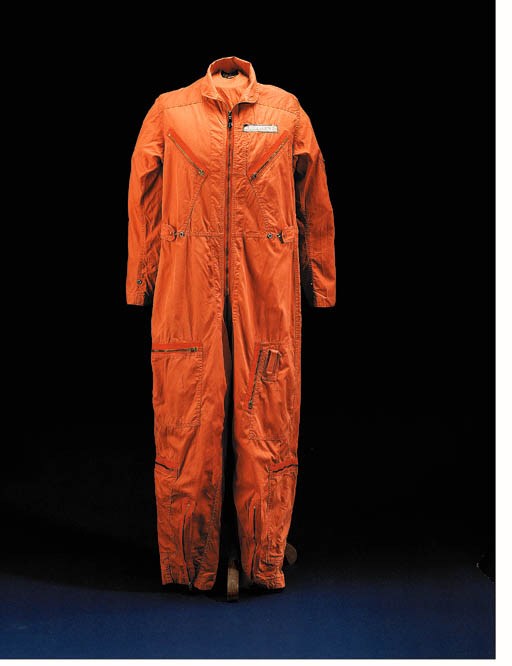 Orange Aircraft Flightsuit. Size medium regular, with multiple zippered ...