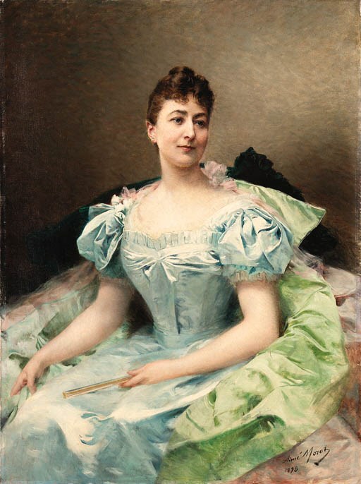 Aime Morot (French, 1850-1913) , Portrait of a lady | Christie's