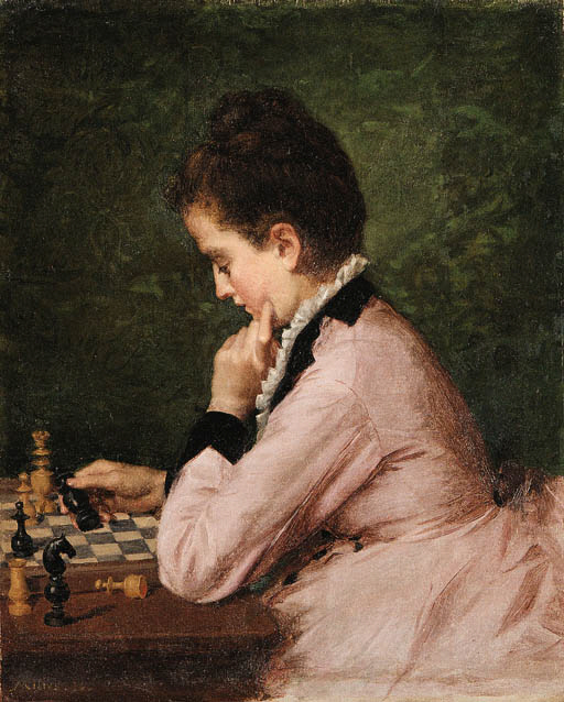 Aime Morot (French, 1850-1913) , Portrait of a lady | Christie's