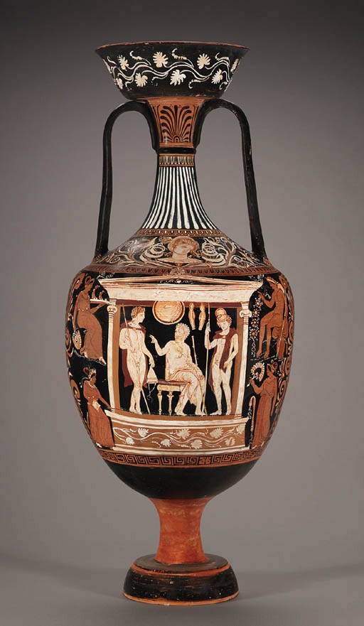 AN APULIAN RED-FIGURE AMPHORA , ATTRIBUTED TO THE BALTIMORE ...