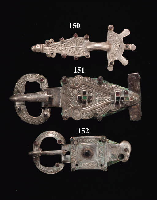 AN OSTROGOTHIC SILVER BOW FIBULA , CIRCA 6TH CENTURY A.D. | Christie's