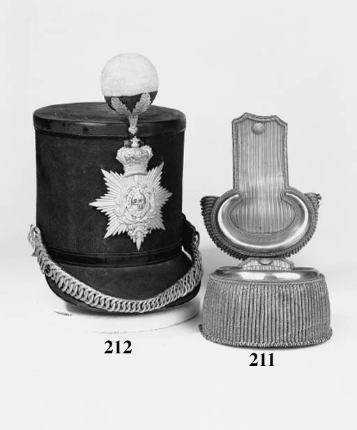 An Officer's Albert Shako of the Madras Infantry