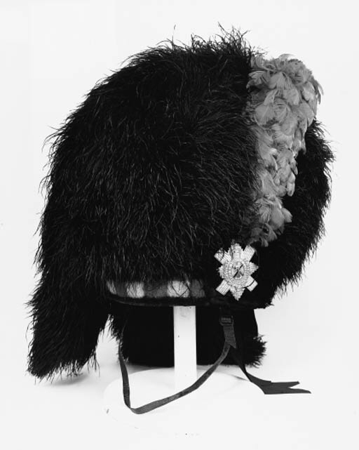 An Officer's Feather Bonnet of the Black Watch