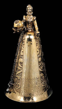 A GERMAN SILVER-GILT CUP , AUGSBURG, CIRCA 1630, MAKER'S MARK PROBABLY ...