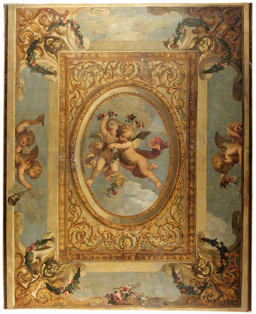 Circle of Daniel Marot (Paris 1663-1752 The Hague) , A trompe l'oeil ...