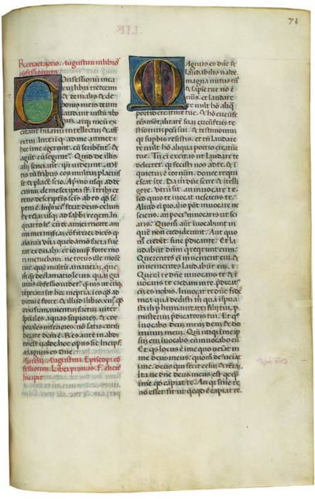 ST AUGUSTINE (354-430) and pseudo-Augustinus. Sermones ad heremitas ...