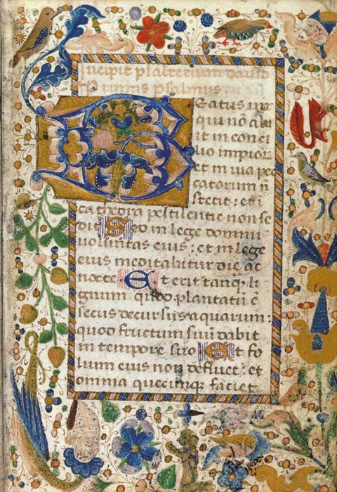 PSALTER, in Latin, ILLUMINATED MANUSCRIPT ON VELLUM | Christie's