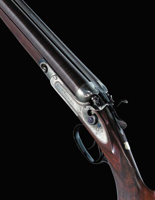 AN UNUSUAL 12-BORE (2¾IN) SIDELOCK HAMMER LIVE-PIGEON GUN BY PARKER ...