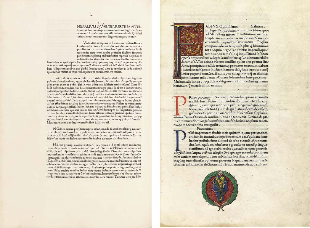 PLINIUS SECUNDUS, Gaius (Pliny the Elder, 23-79). Historia naturalis ...