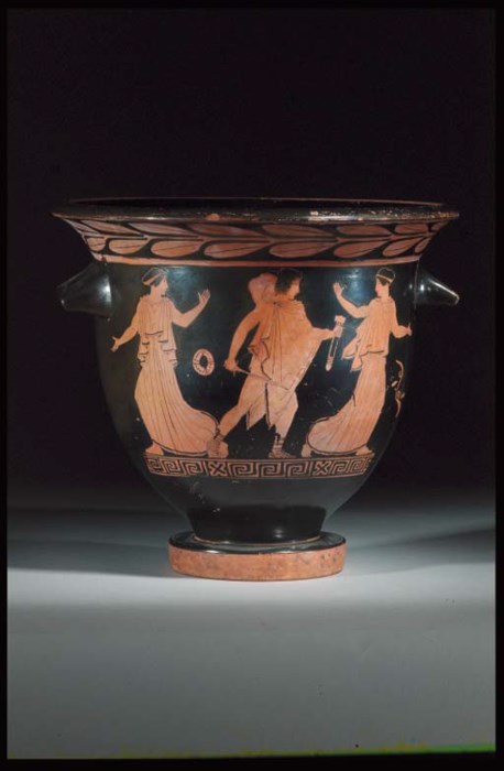 AN ATTIC RED-FIGURE BELL KRATER ATTRIBUTED TO THE GROUP OF POLYGNOTOS ...