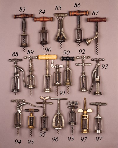 A French J.Perille nickel plated Aero fly-nut corkscrew, | Christie's