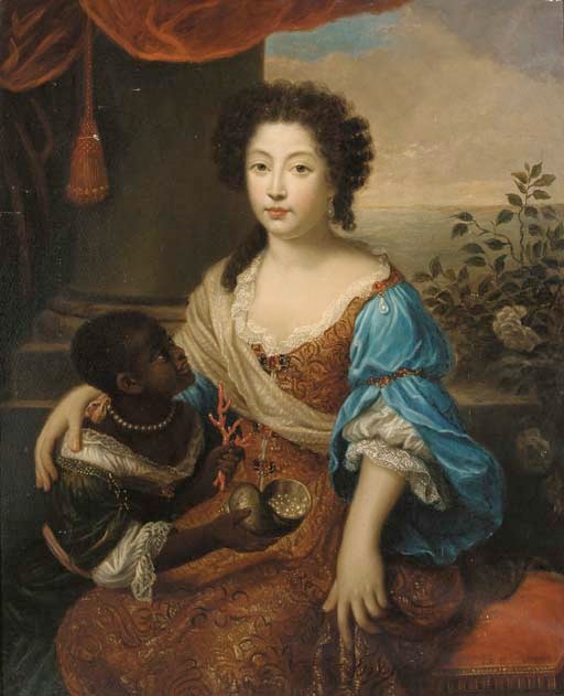 After Pierre Mignard , Portrait of Louise Renée de Penancoet de ...