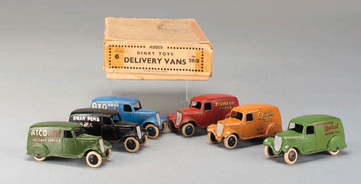 Dinky Pre-War 28/3 Delivery Vans | Christie's