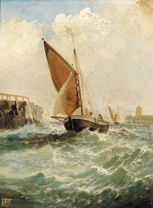 William Broome of Ramsgate, late 19th Century , Running out of the ...