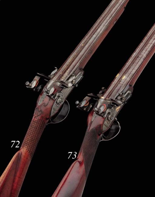 A Fine 21-Bore D.B. Flintlock Sporting Gun , BY GRIFFIN & TOW, LONDON ...