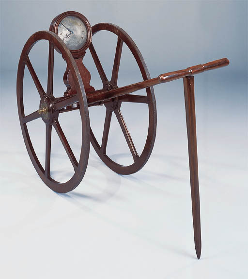 An unusual 18th-Century double-wheel waywiser,