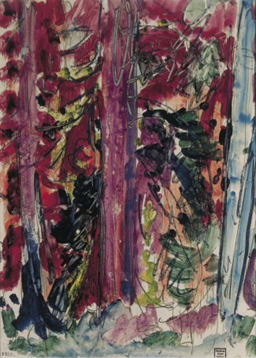 ALBERT MÜLLER (1897 - 1926) , Waldpartie, 1925 | Christie's