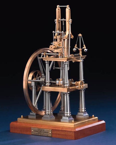 A finely engineered bronze, brass and stainless steel 1/12th scale ...