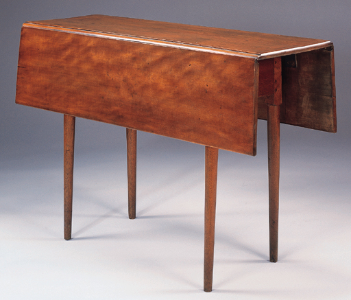 A SHAKER BIRCH DROP-LEAF TABLE , ENFIELD, NEW HAMPSHIRE, CIRCA 1830 ...