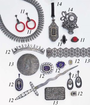 A GROUP OF PASTE JEWELRY | Christie's