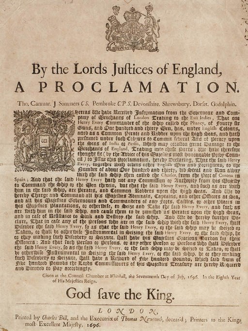 [ENGLISH POLICY]. By the Lords Justices of England, A Proclamation ...