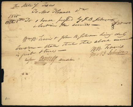 TRAVIS, William Barret (1809-1836), Texas patriot, killed at the Alamo ...