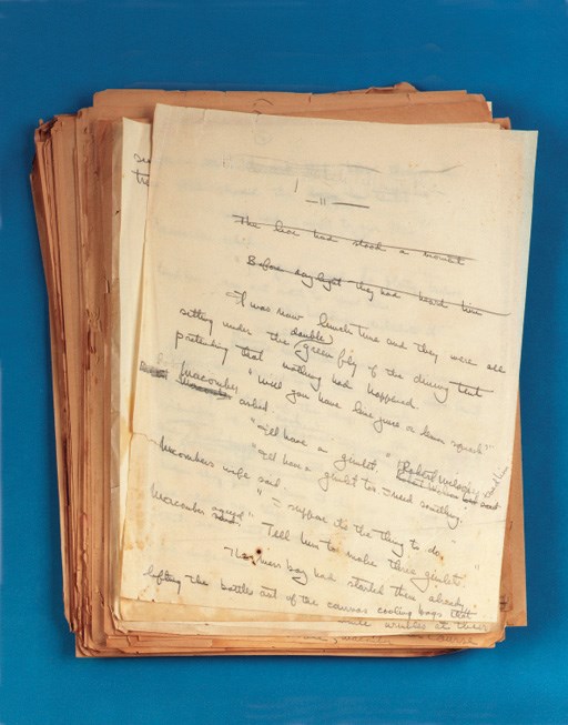 HEMINGWAY, Ernest. The recently discovered autograph manuscript of his ...