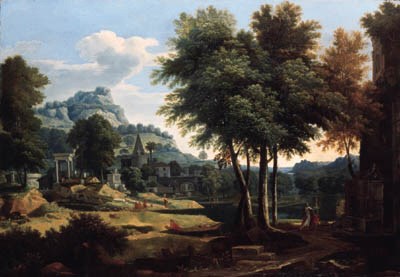 Etienne Allegrain (Paris 1653-1736) , A classical landscape with ...