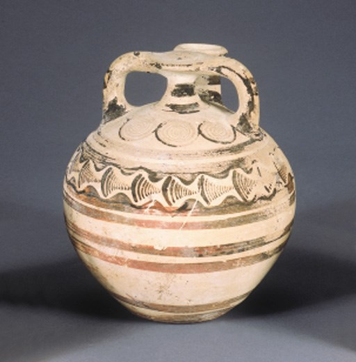 A MYCENAEAN STIRRUP JAR , CIRCA 12TH CENTURY B.C. | Christie's