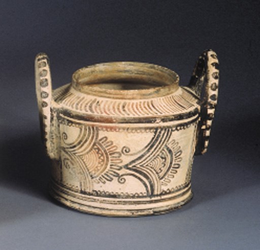 A MYCENAEAN PYXIS , CIRCA 13TH CENTURY B.C. | Christie's