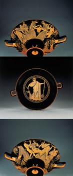 AN ATTIC RED-FIGURED KYLIX