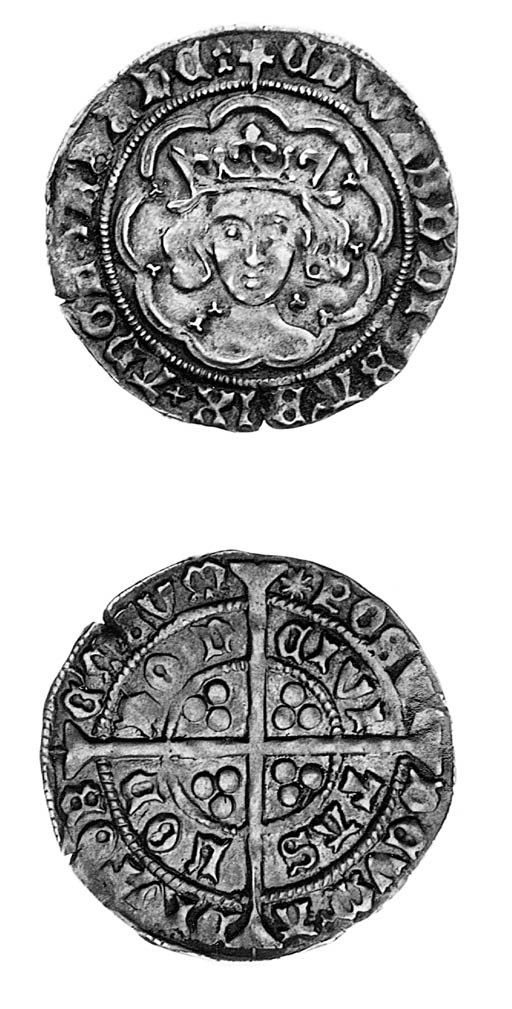 Edward IV, light coinage, Groat, London, m.m. long cross fitchée/sun ...