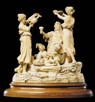 An ivory Bacchic group , CIRCA 1870 | Christie's