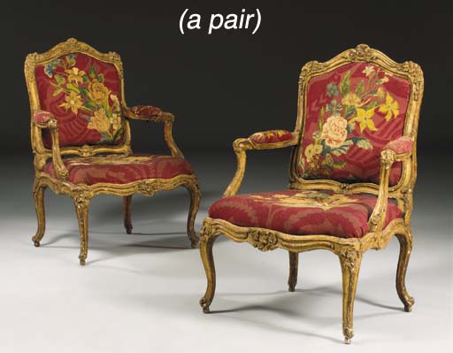 A LOUIS XV ORMOLU-MOUNTED MOTHER-OF-PEARL AND IVORY-INLAID TULIPWOOD ...