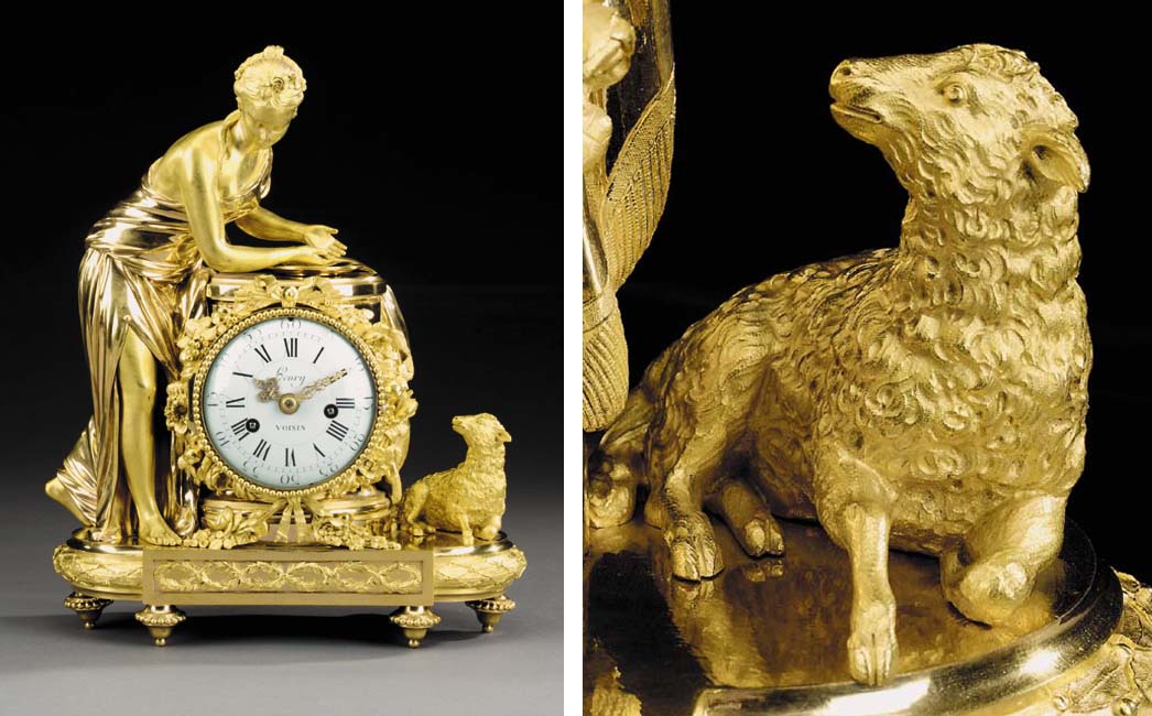 A LOUIS XV ORMOLU-MOUNTED MOTHER-OF-PEARL AND IVORY-INLAID TULIPWOOD ...