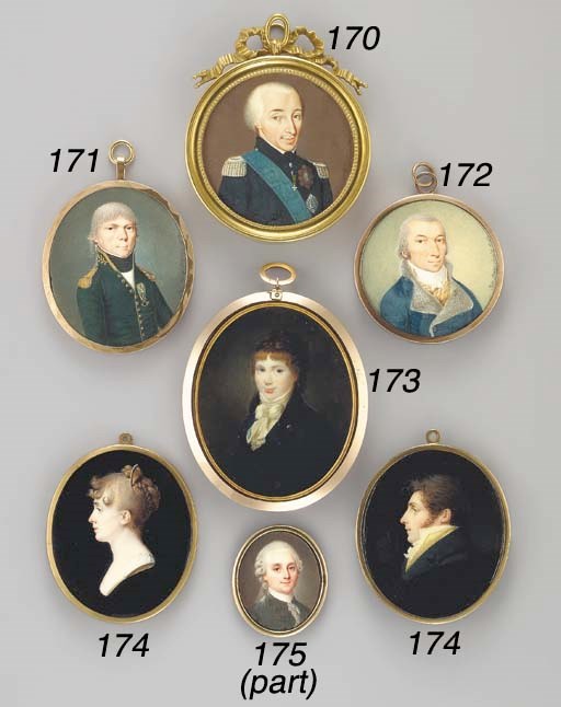 FRANÇOIS FERRIÈRE (1752-1839), A young boy, facing left in double ...