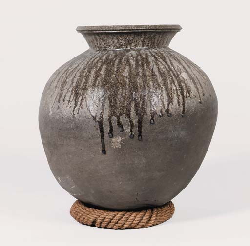 A MAGNIFICENT SUE-WARE JAR , ASUKA/NARA PERIOD (7TH/8TH CENTURY ...