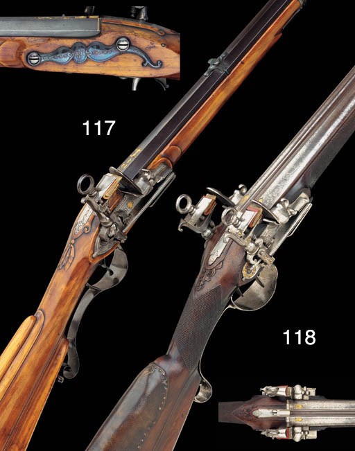 A Rare 19-Bore Spanish D.B. Miquelet-Lock Sporting Gun , BY PEDRO ...