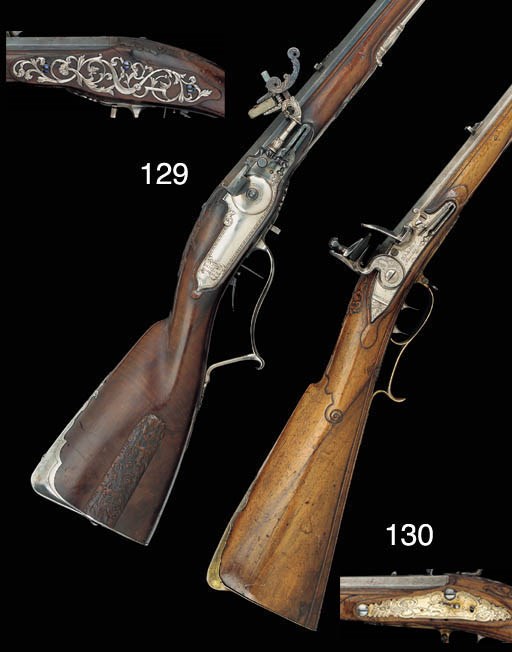 A 30-Bore German Wheel-Lock Sporting Rifle (Müller-Büchse), BY JOHANN ...