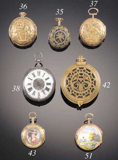 A GILT BRASS WATCH CASELATE 16TH CENTURY. | Christie's