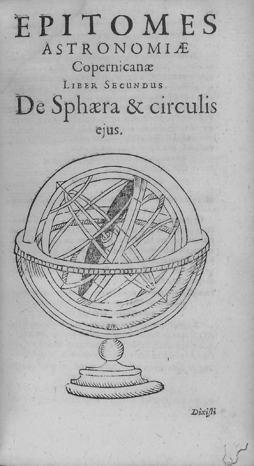 KEPLER, Johannes. Epitome astronomiae Copernicanae, usitata forma ...