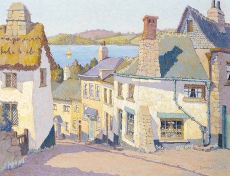 James P. Power (fl.1940s) , The Way to the Water, Dittisham, Devon ...