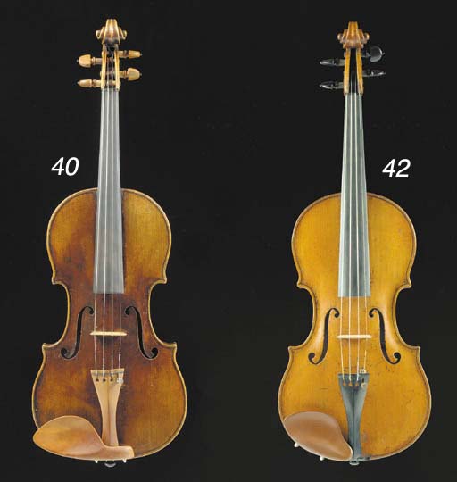 A Viennese violin by Martin Stoss 1815, labelled Martin Stoss ...