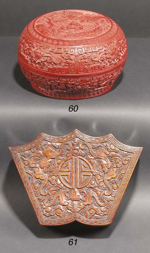 A Chinese carved wood box and cover18th Century | Christie's