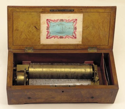 An overture musical box, | Christie's