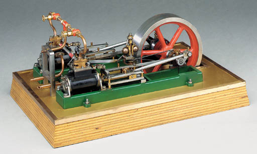 A model Stuart twin Victoria Horizontal Mill Engine