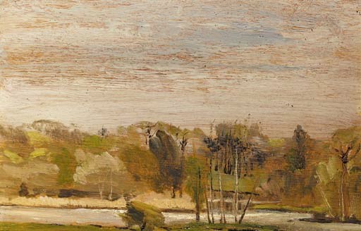 Derek Hill, H.R.H.A. (1916-2000) , The Lake at Clandeboye | Christie's